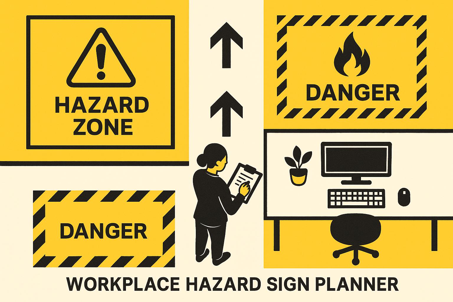 Workplace Hazard Sign Planner | PXP SAFETY