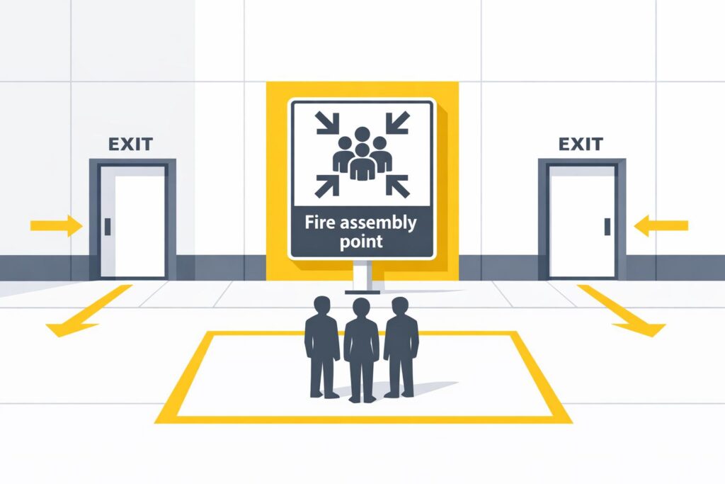 Best Practices for Fire Assembly Point Signage | PXP SAFETY