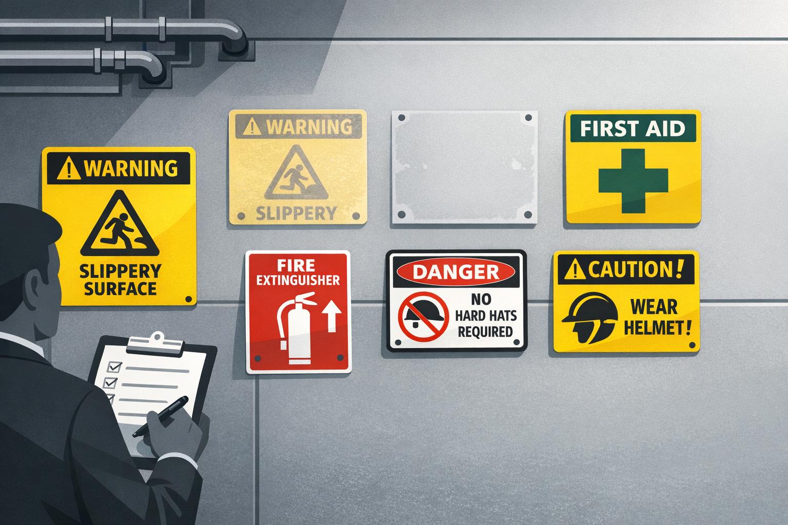 Top 5 Common Safety Signage Audit Issues | PXP SAFETY